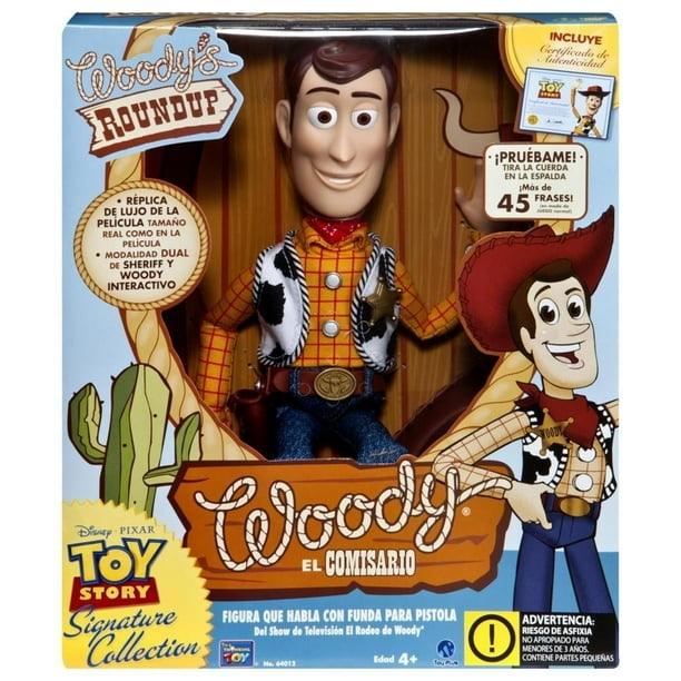Figura de acción Disney Pixar Toy Story Woody el comisario 1 pza | Walmart en línea