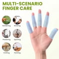Kimihome, Gel Finger Sleeve Protectors, Aloe Vera Infused, 20 pcs Blue ...