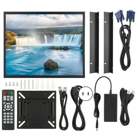 Embedded/Wall Mounted 4:3 19-Inch Monitor, 19in Industrial Metal ...