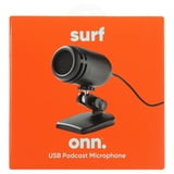 onn. USB Podcast Microphone with Cardioid Recording Pattern - Walmart.com