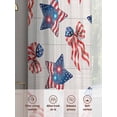 250th Anniversary Sheer Curtains 54 Inch Length 2 Panels Set, 4th of ...