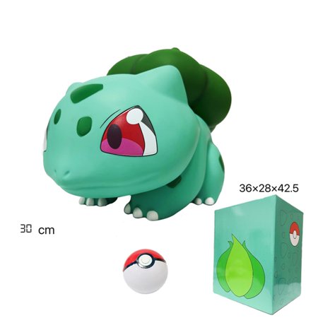 Anime Pokemon Bulbasaur Action Figure 1:1 30cm Big Gk Model Kawaii ...
