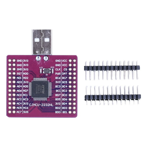 USB TURN UART/FIFO/SPI/I2C/JTAG/RS232 Módulo MCU-2232 | Walmart en línea