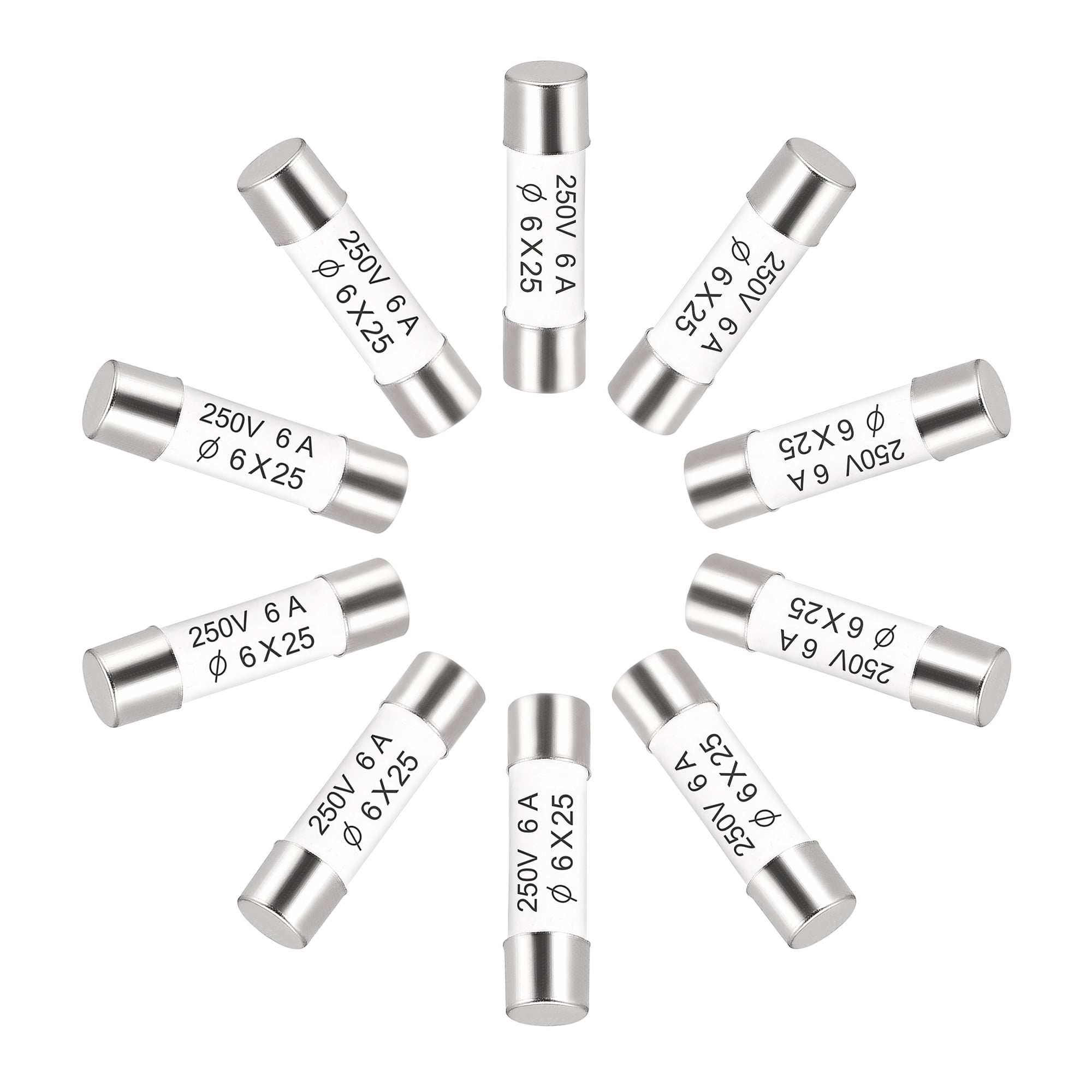 Click here for Unique Bargains Ceramic Cartridge Fuses 6a 250v Ce... prices