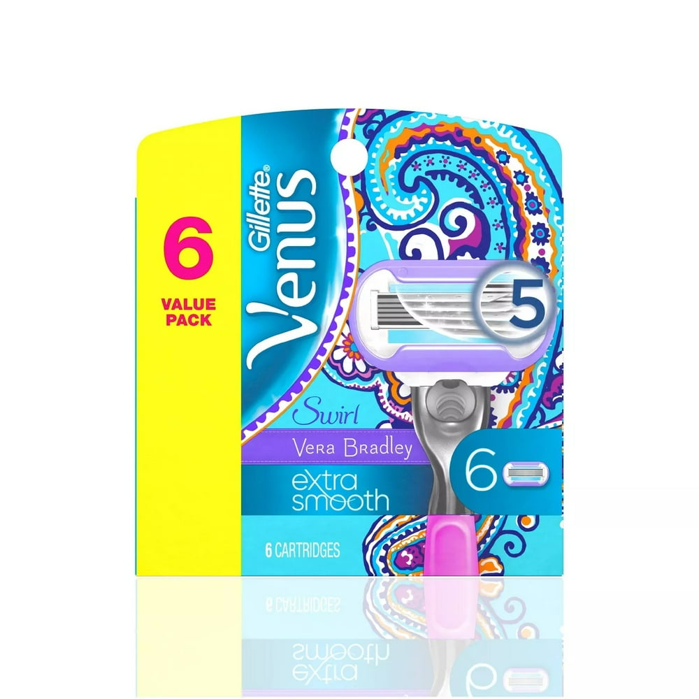 Gillette Venus Swirl Extra Smooth Razor Refill Cartridges - Walmart.com ...