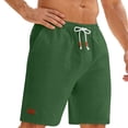 Bosfbaoi Mens Shorts Classic Fit Casual Shorts Expandable Waist ...