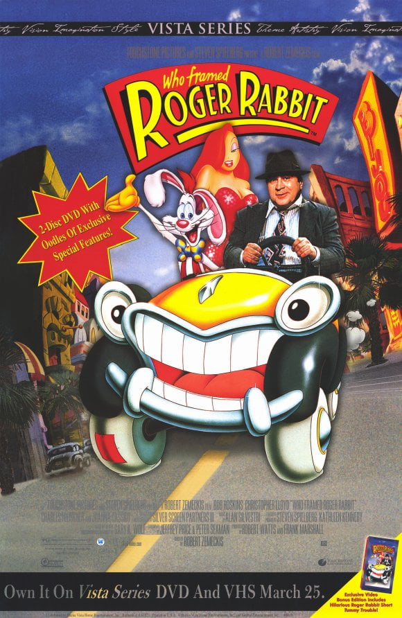 Who Framed Roger Rabbit Movie Poster Style C 11 X 17 1988