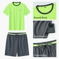 Men's activewear Short Sets 2 Piece Outfits Athletic Gym Jogging ...