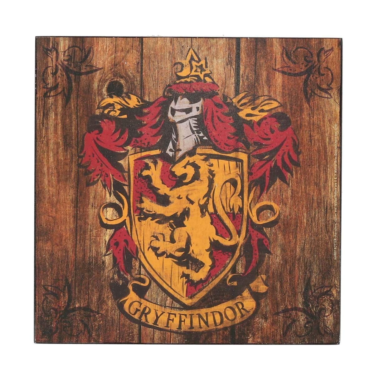 Harry Potter Gryffindor Rustic Wall Art - Walmart.com