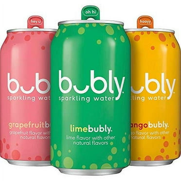 bubly burst Sparkling Water Beverage, Tropical Punch, 16.9 fl oz ...
