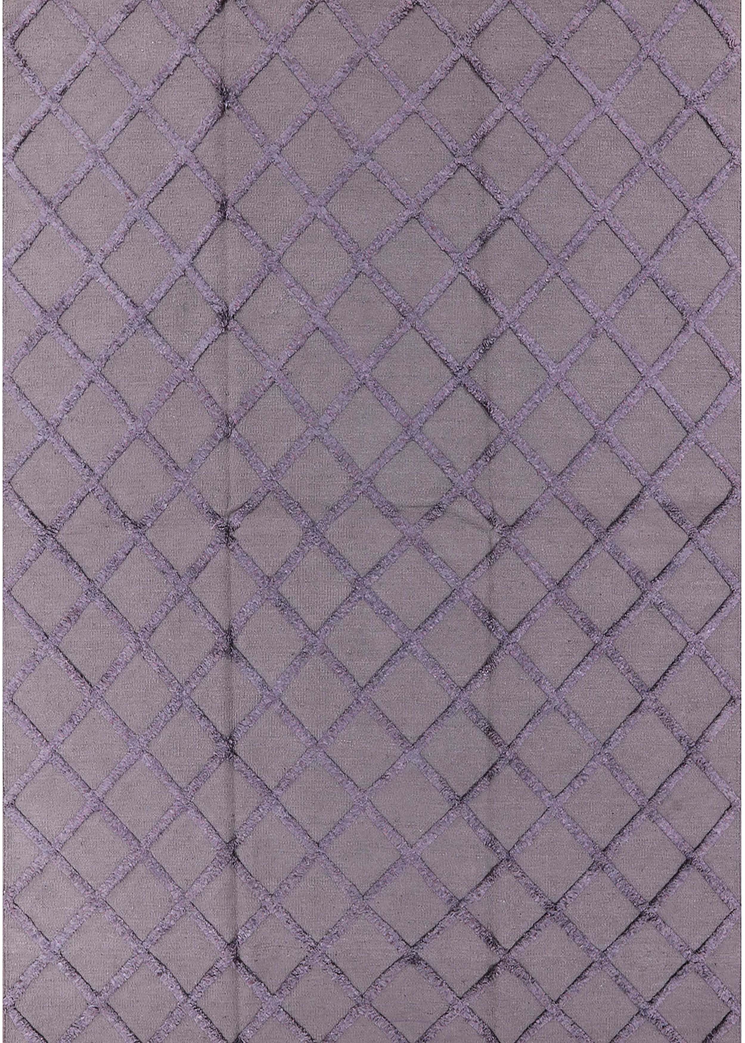Ahgly Company Indoor Rectangle Mid-Century Modern French Lilac Purple ...