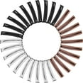 30 Pieces Open Center Metal Barrettes Anti-slip Metal Hair Clip for ...