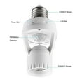 Motion Activated Light Socket,E27 Motion Security Light Bulb Socket ...