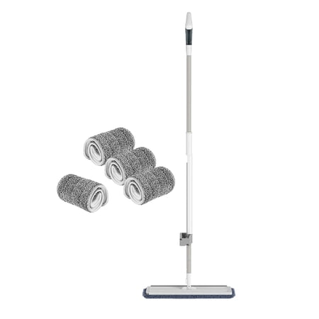Ergonomic Flat Mops Cleaning Supplies Rotatable Multipurpose Long ...
