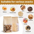 100-pack bread bags, for homemade bread, with clear window small bakery ...