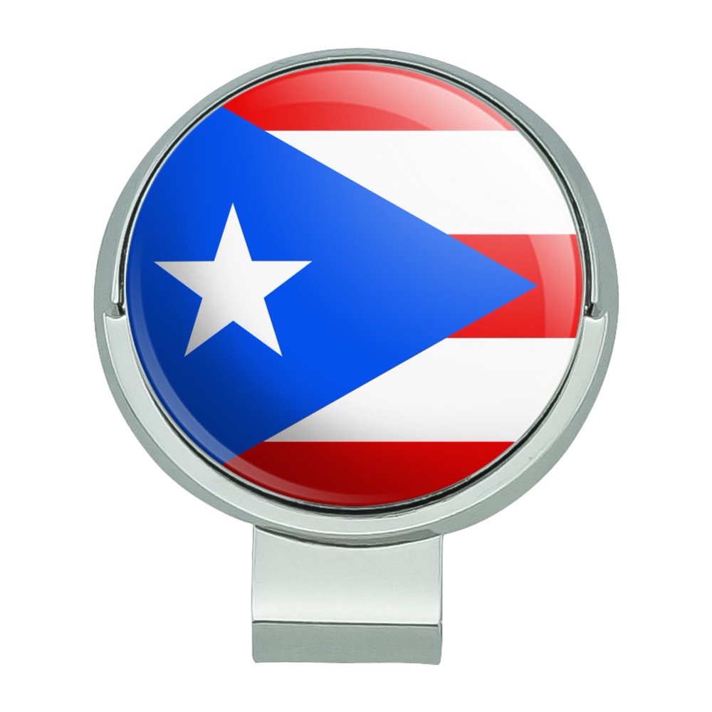 Puerto Rico Country Flag Golf Hat Clip With Magnetic Ball Marker ...