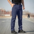 UAMVSH Mens Work Pants Button Waist Casual Waterproof Pants Lightweight ...