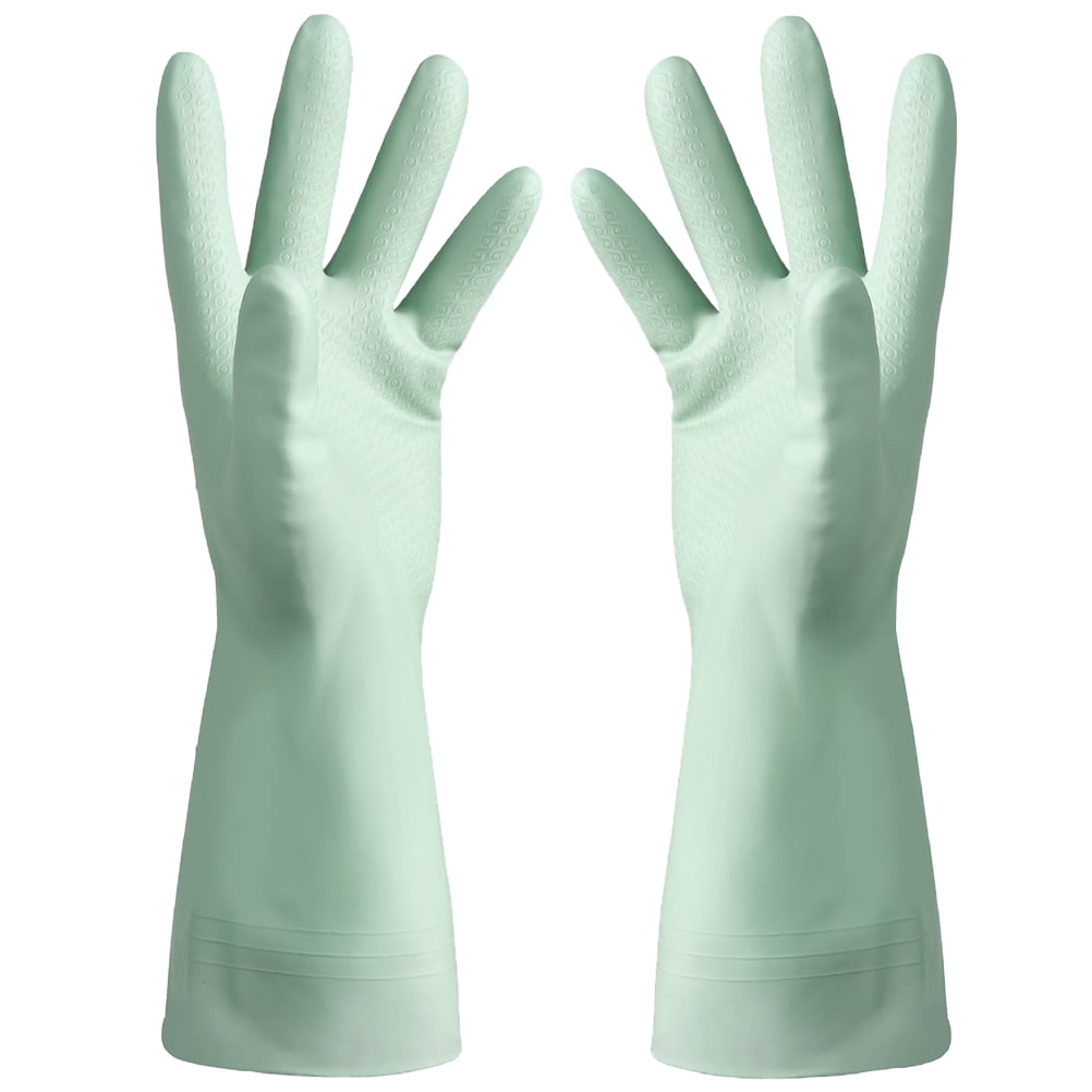 Click here for Homemaxs 1 Pair Green Waterproof Kitchen Gloves Ho... prices