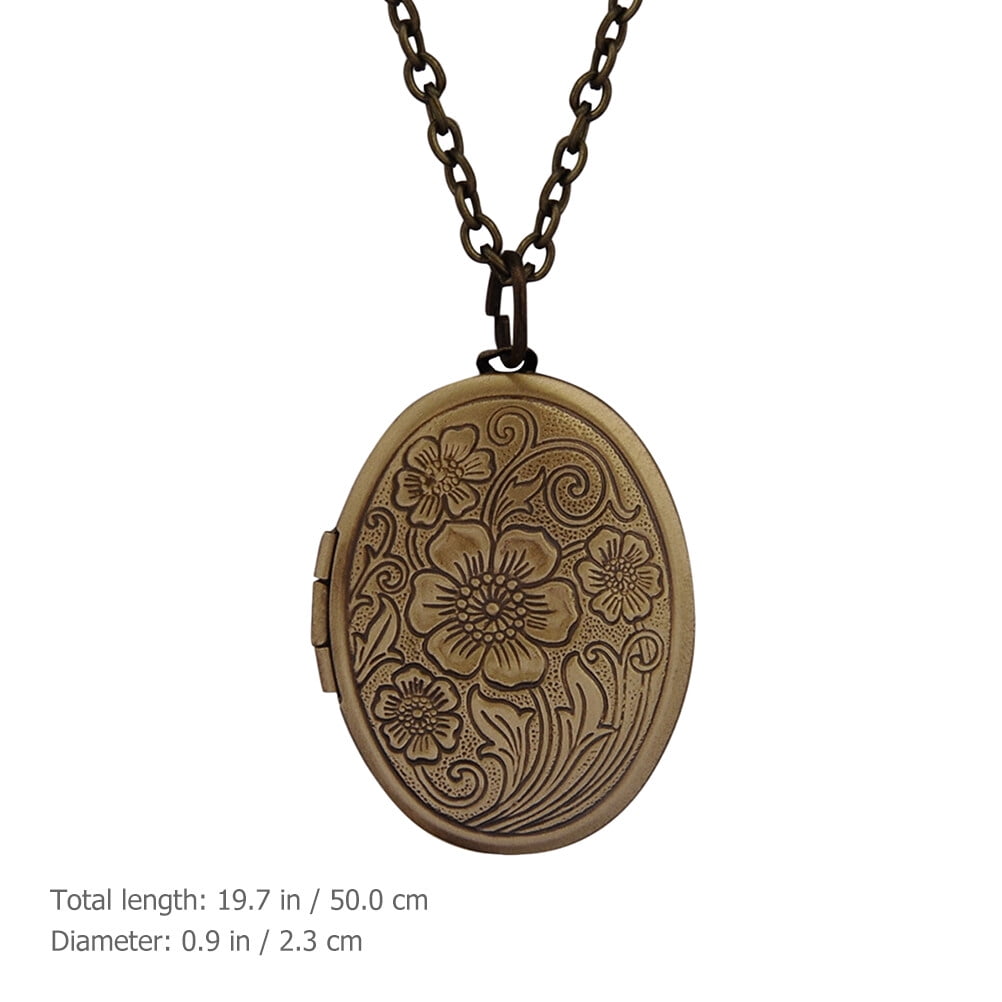 Click here for Hydreachca Photo Locket Necklace Vintage Pendant N... prices