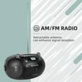 Retekess TR630 CD/Cassette Player, AM/FM Radio, MP3, Recorder, USB ...