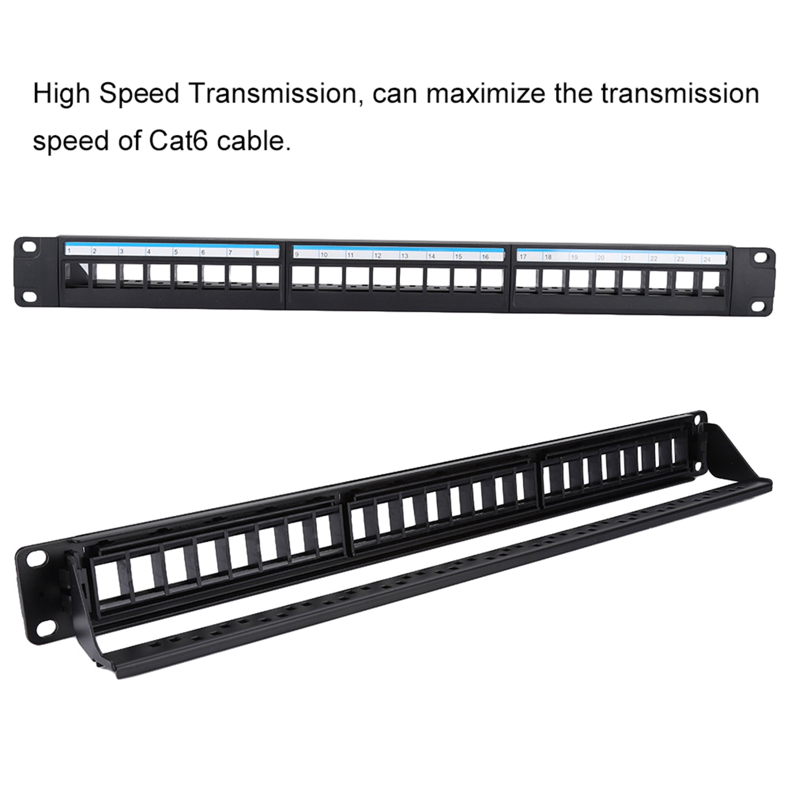 Ccdes International Standards Cable Rack, Data Patch Panel, CAT6 Six ...