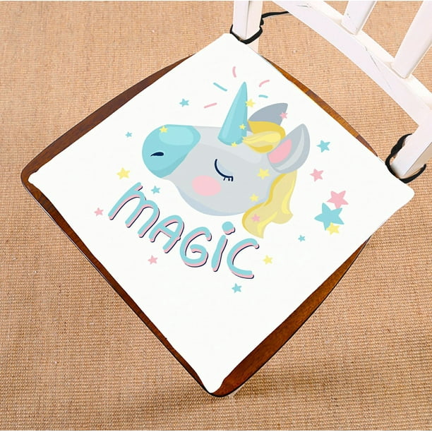 HATIART Cute Unicorn Chair Pad Seat Cushion Chair Cushion Floor Cushion ...