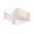 Stackable Trays Sturdy PP Storage Rack for Office Bathroom - Walmart.com