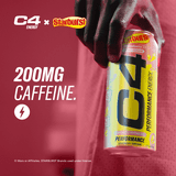 (4 pack) C4 Performance Energy Drink, Strawberry Blast, 16oz, Single ...