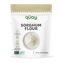 Food to Live Organic White Sorghum Flour, 1lb – Non-GMO, Ground Fine ...