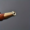 Hotpom Handmade Wood Pipe, with Intricate Carved Pattern Small and ...