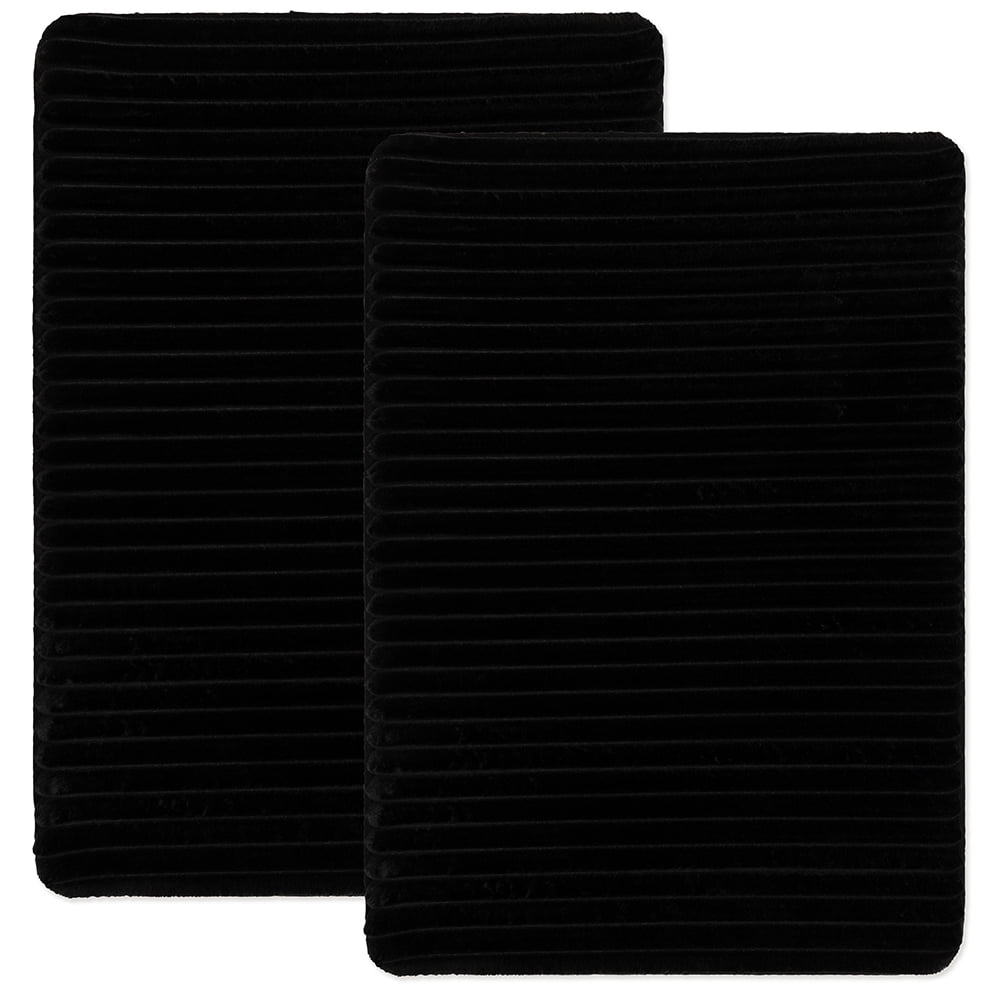 Mainstays Performance Quick Dry 2 Piece Memory Foam Bath Rug Set, Rich ...