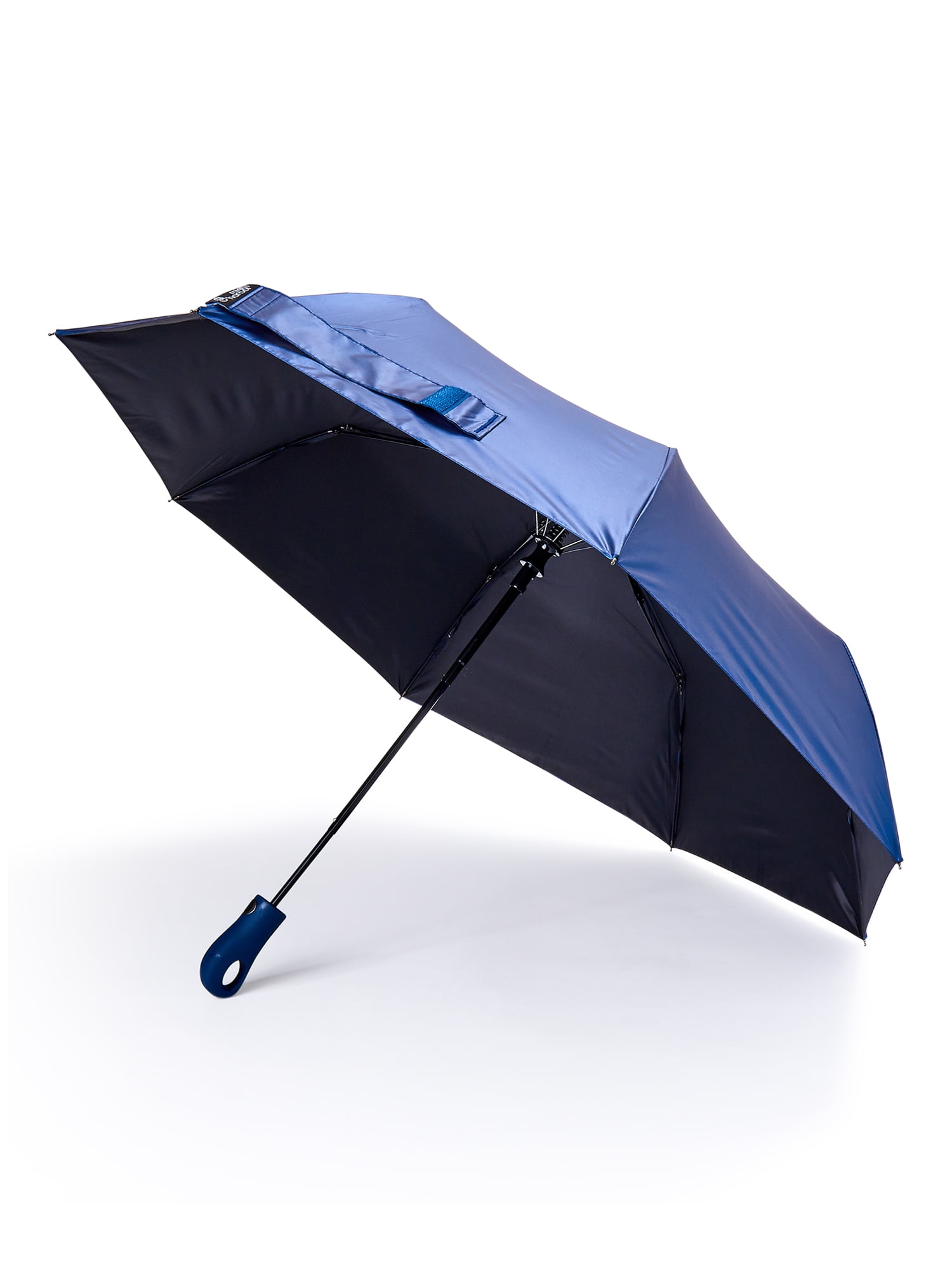 Misty Harbor Metallic Navy 42 Inch Automatic Open Umbrella - Walmart.com