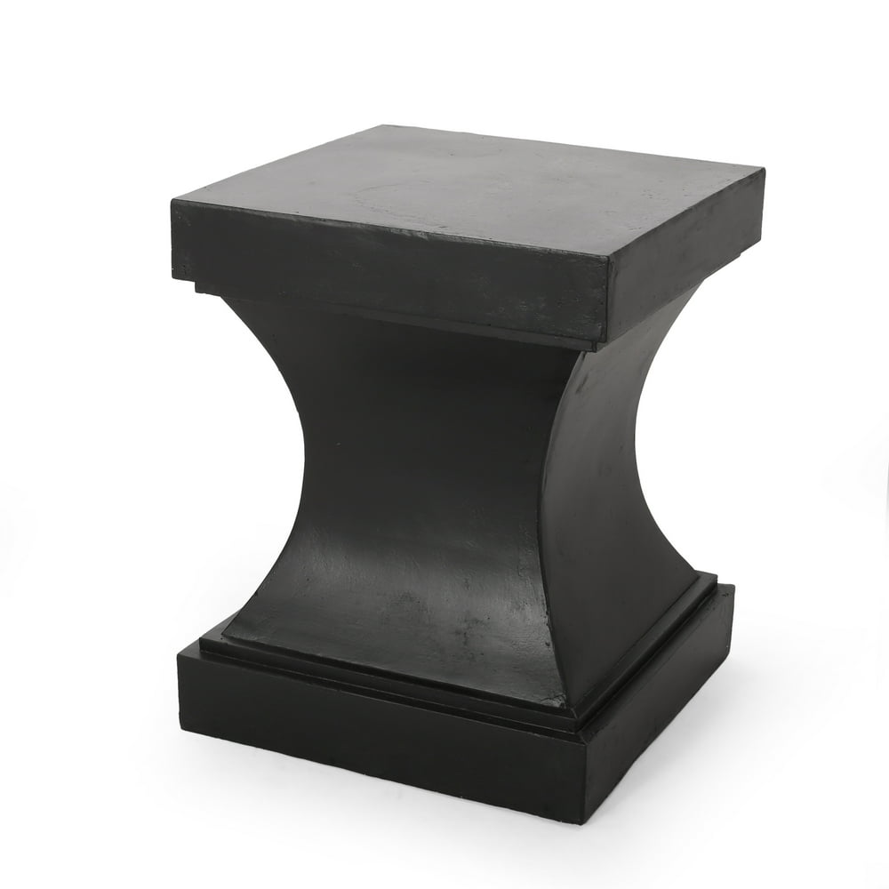 Fallaon Outdoor Lightweight Concrete Side Table, Matte Black - Walmart ... Fallaon Outdoor Lightweight Concrete Side Table, Matte Black - Walmart ...