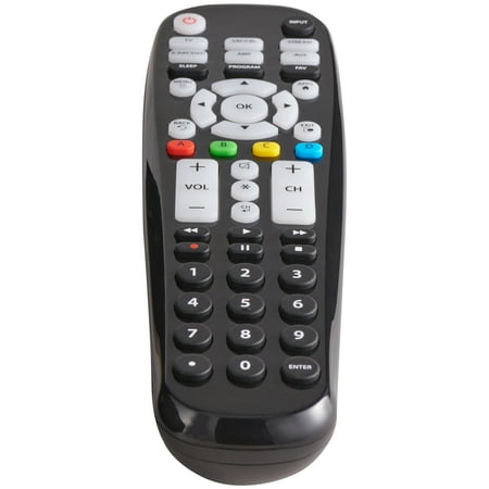 Blackweb 6 Device Universal Large Button Remote Control - Walmart.com