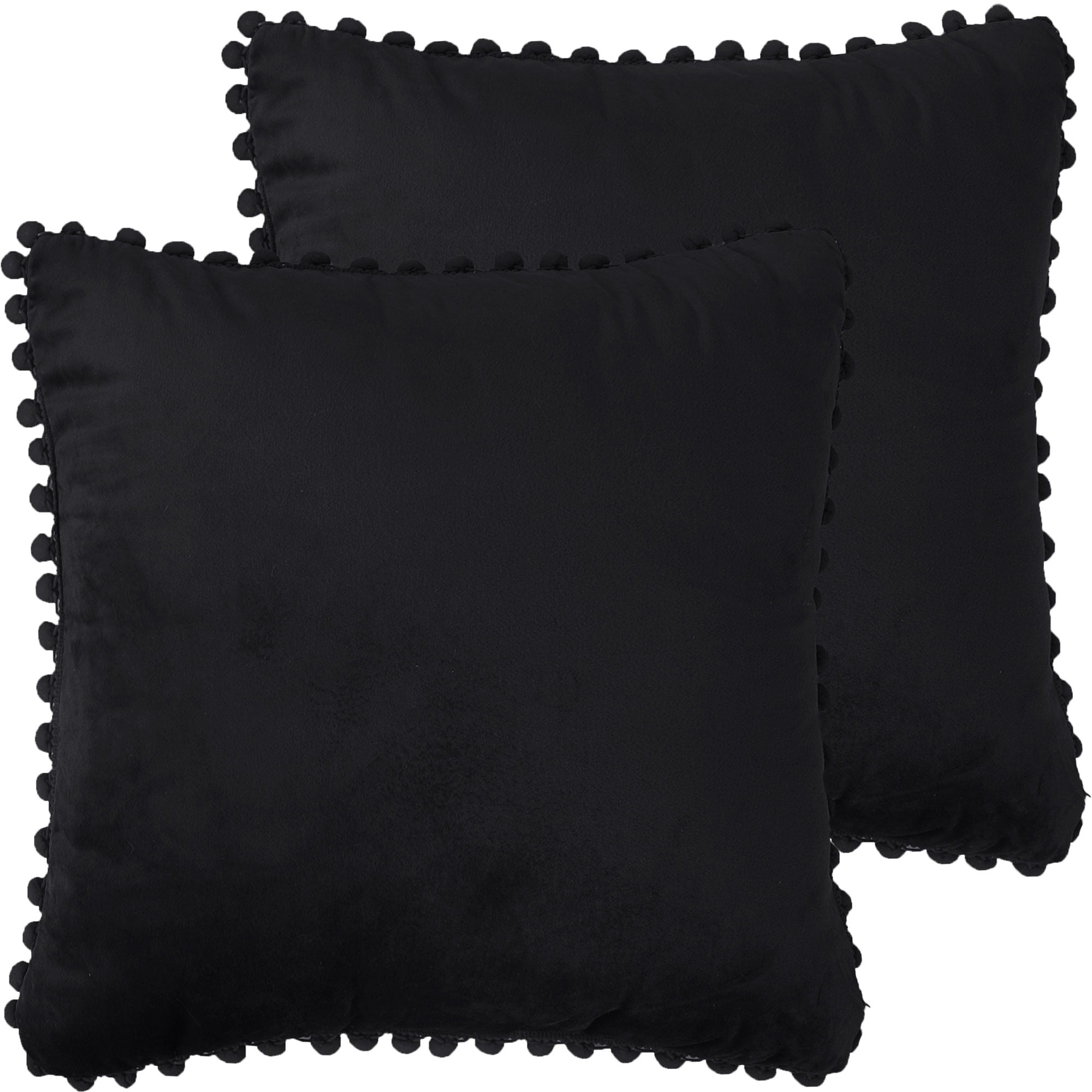 Click here for Piccocasa 2pcs Velvet Throw Pillow Covers  Pompoms... prices