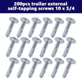 #10 x 3/4" Trailer Exterior Self Tapping Screws - Zinc Coated Truss ...