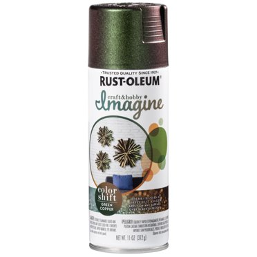 Green Copper, Rust-Oleum Color Shift Spray Paint-372478, 11 oz ...