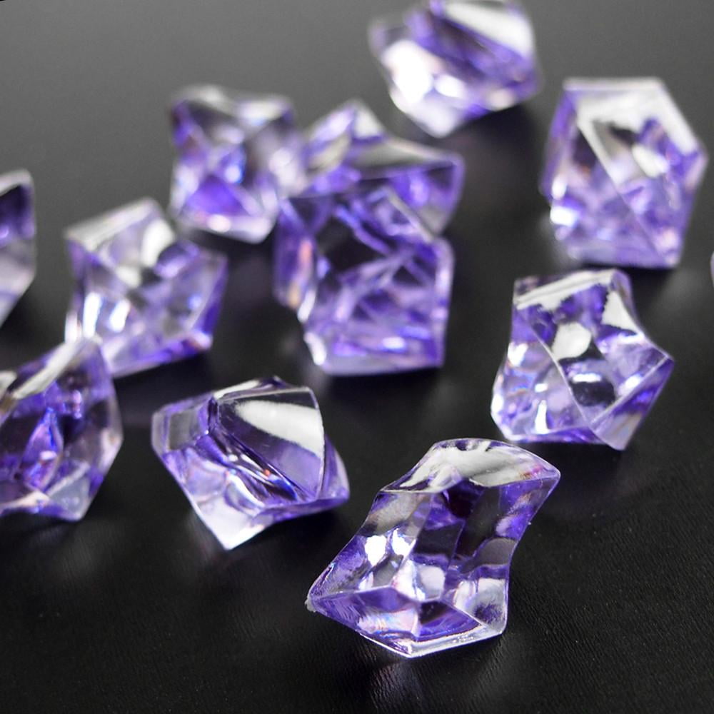 Acrylic Crystal Gem Stone Ice Rocks Table Scatter, 1-inch, 150-piece ...