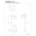 Edenscape Scc8500 Modern Edenscape Freestanding Toilet Paper Holder