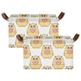 Cute Little Monster Collapsible Storage Bin Open Home Shelf Basket ...