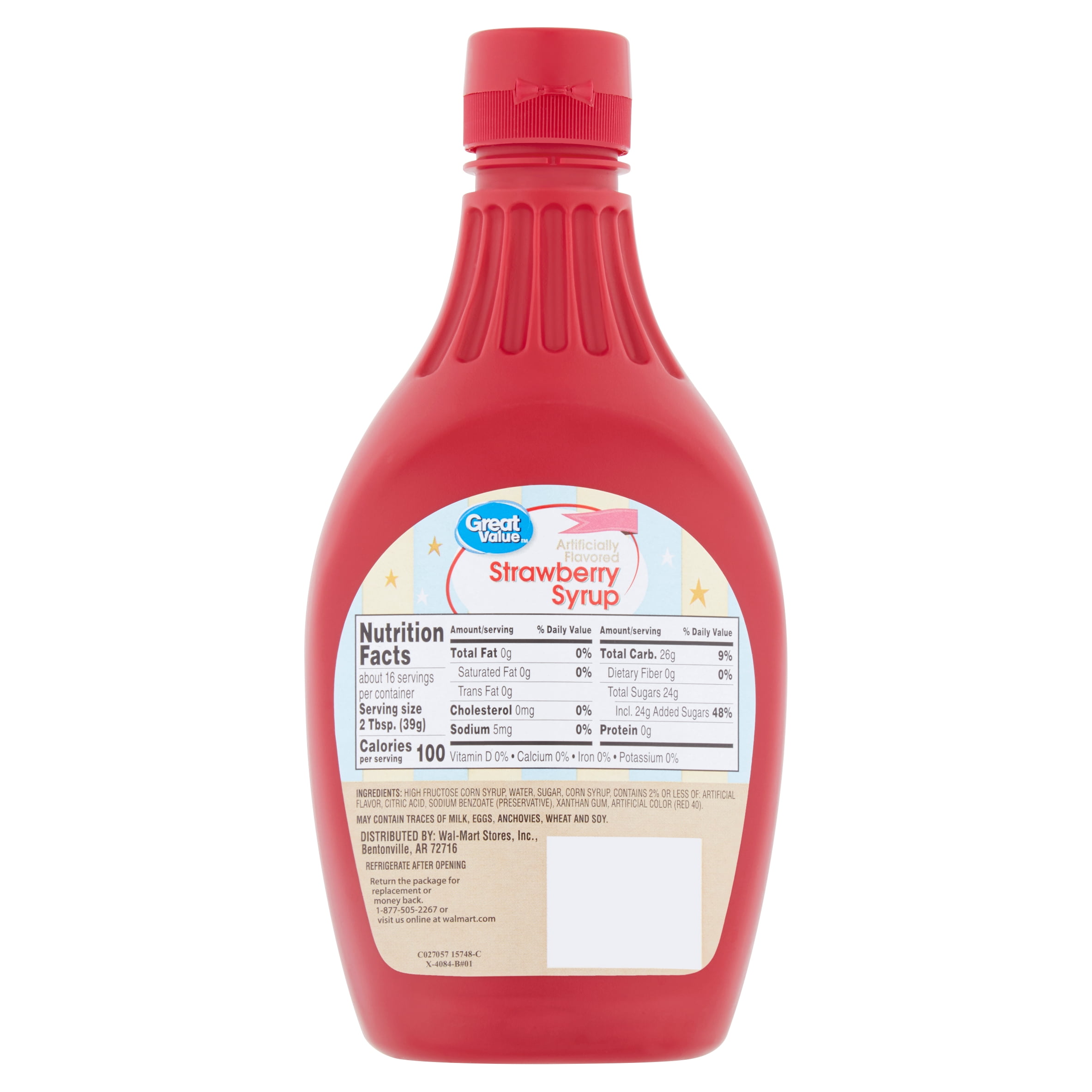 Nesquik Strawberry Syrup Nutrition Facts | Besto Blog