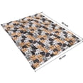 60x80 Inch Flannel Fleece Blanket for Men, Women & Kids, Soft ...