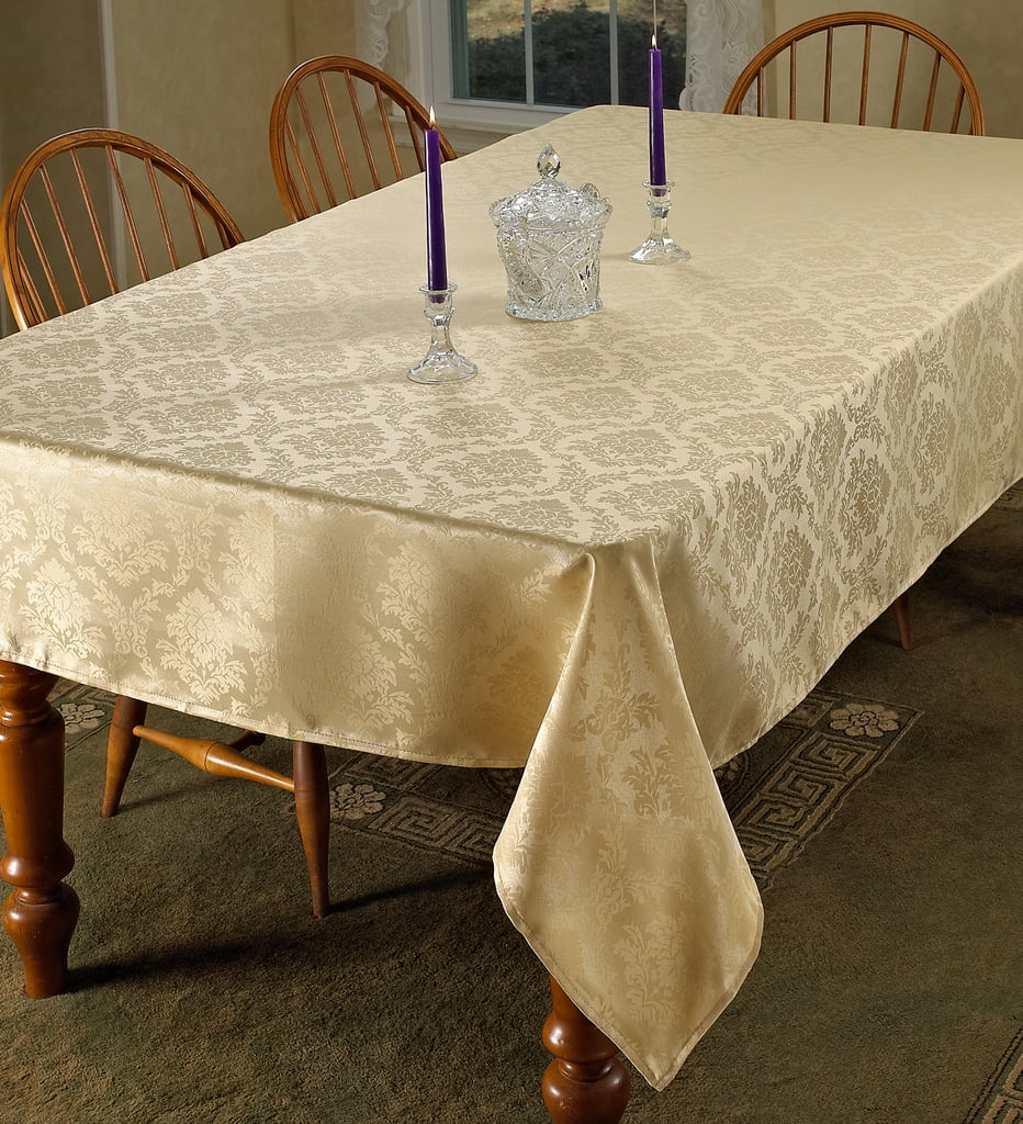European Damask Design Tablecloth - Walmart.com