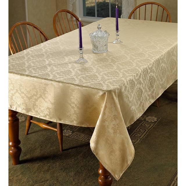European Damask Design Tablecloth - Walmart.com