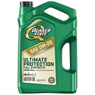 Quaker State Full Synthetic 0W-20 Motor Oil, 5-Quart - Walmart.com