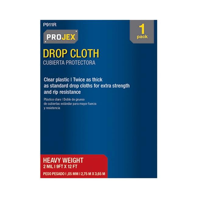 Projex 2 mil Plastic Drop Cloth - Walmart.com