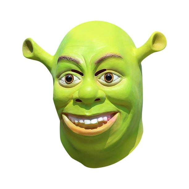 Maojin Halloween Decoration Halloween Latex Mask Shrek Mask Masquerade ...