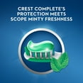 Crest + Scope Complete Whitening Toothpaste, Minty Fresh Breath, Fights ...