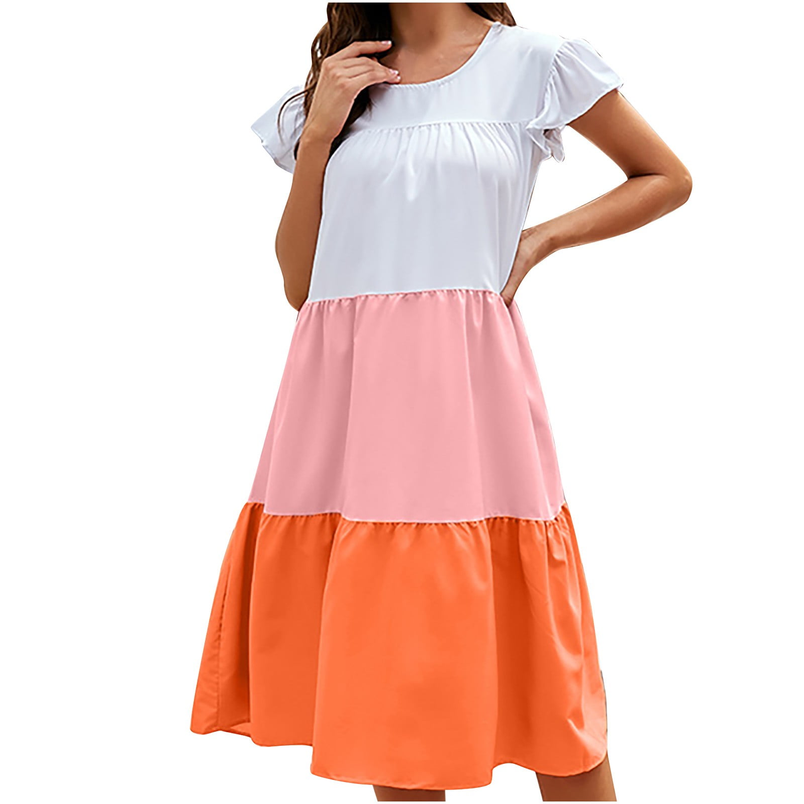 Ruimatai Womens Dresses Clearance Summer Womens Fashion Casual Short