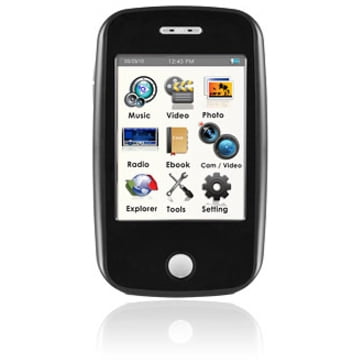 Ematic 4GB MP3/Video Player with LCD Display & Touchscreen, Black ...
